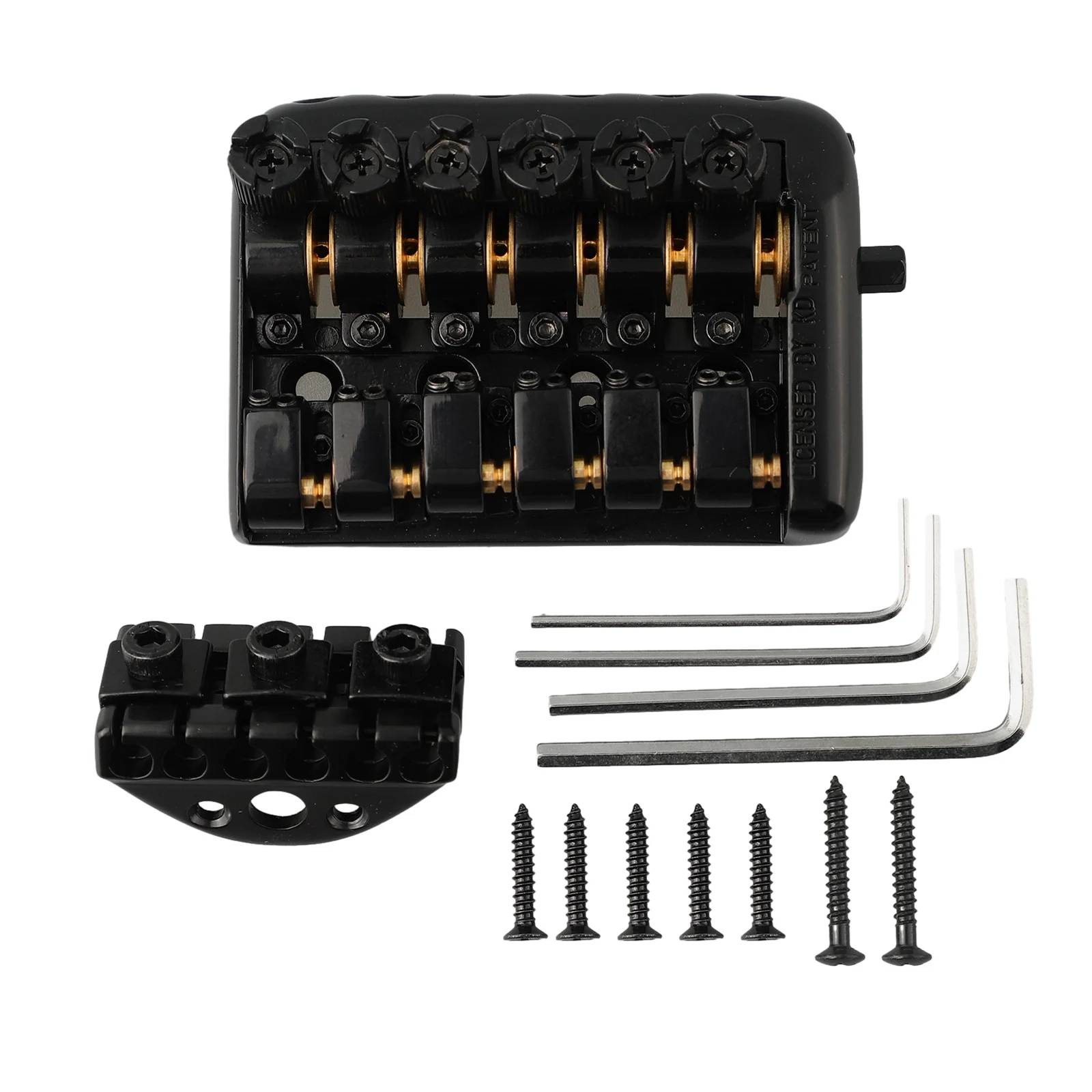 Headless Guitar String Fixed Bridge Black Bridge Electric Guitar Fixed ...