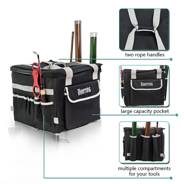 Milk Crate Fishing Bag That Fits Pelican Kayak Accessories Riverruns