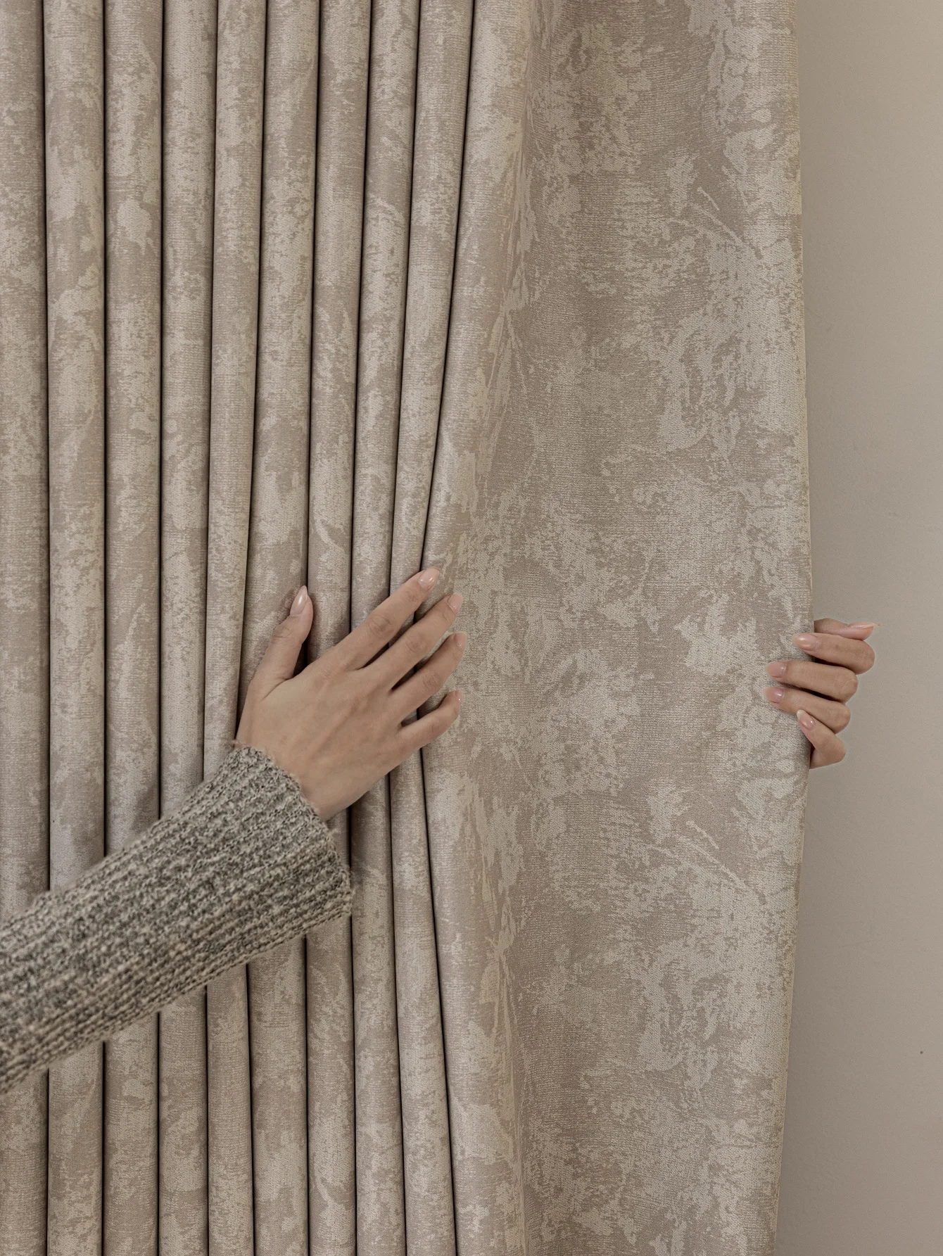 French Medieval Style Jacquard Blackout Woolen Velvet Curtains ...