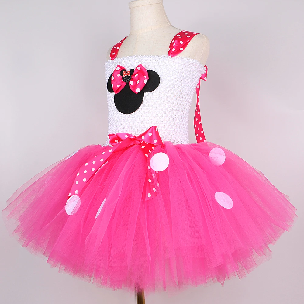 Pink Minnie Mouse Costume For Kids