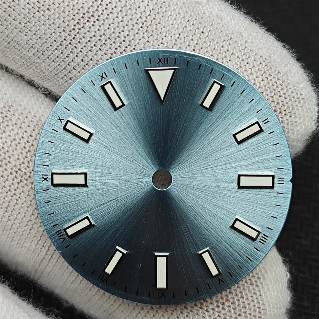 28-5mm-Sunray-Watch-Dial-Stripe-Nails-Green-Luminous-Font-Modified ...