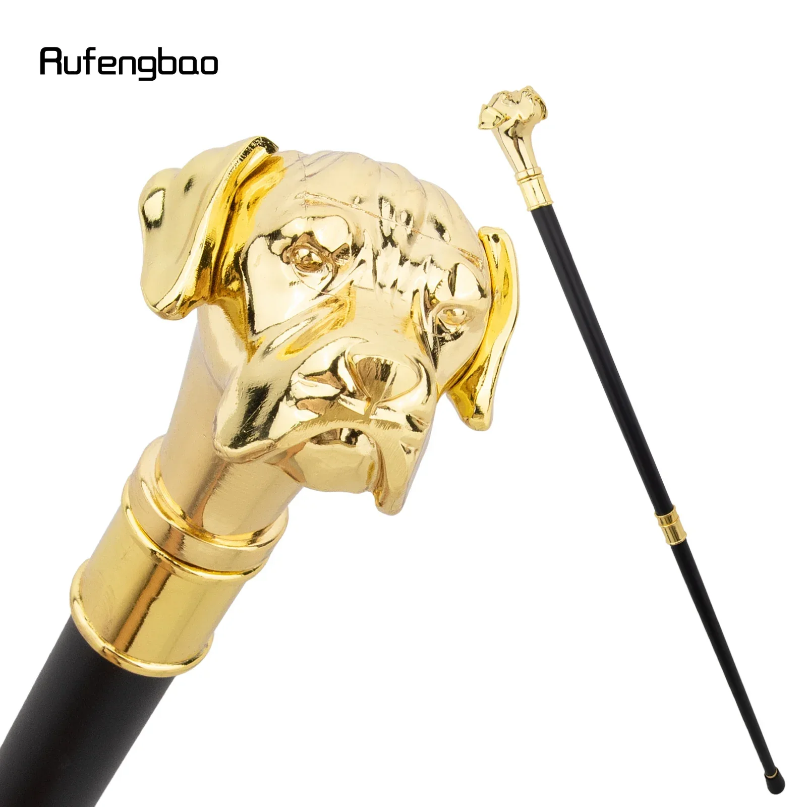 Gouden Hond Handvat Luxe Patroon Pekinees Luxe Stok Decoratieve Riet ...
