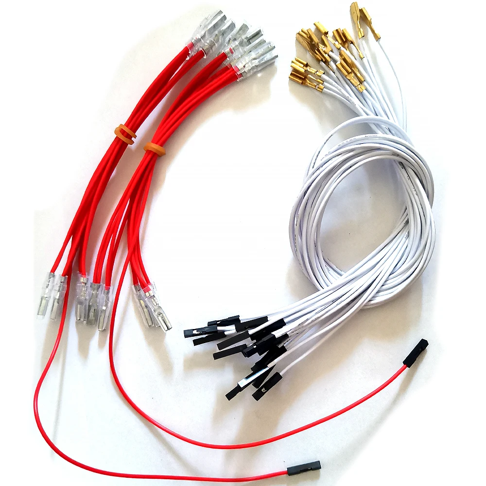 2-8mm-Female-Terminal-Gnd-Cable-Dupont-Connector-Arcade-Game-Board ...
