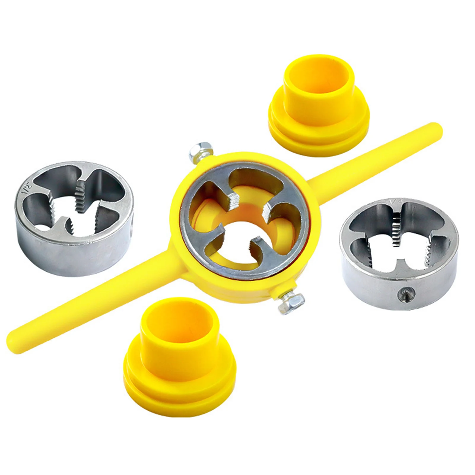 PVC-Thread-Maker-Tool-Pipe-Threader-Plumbing-Tool-Kit-Reusable-Round ...