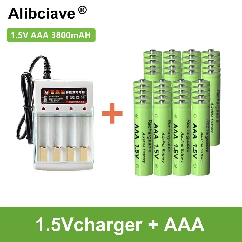 100-Original-1-5V-AAA3800mAh-Rechargeable-battery-NI-MH-1-5V-battery ...