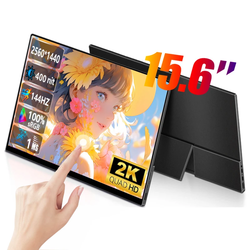 15-6-Inch-2K-144Hz-Touchscreen-Portable-Monitor-2560x1440p-1MS-FreeSync ...