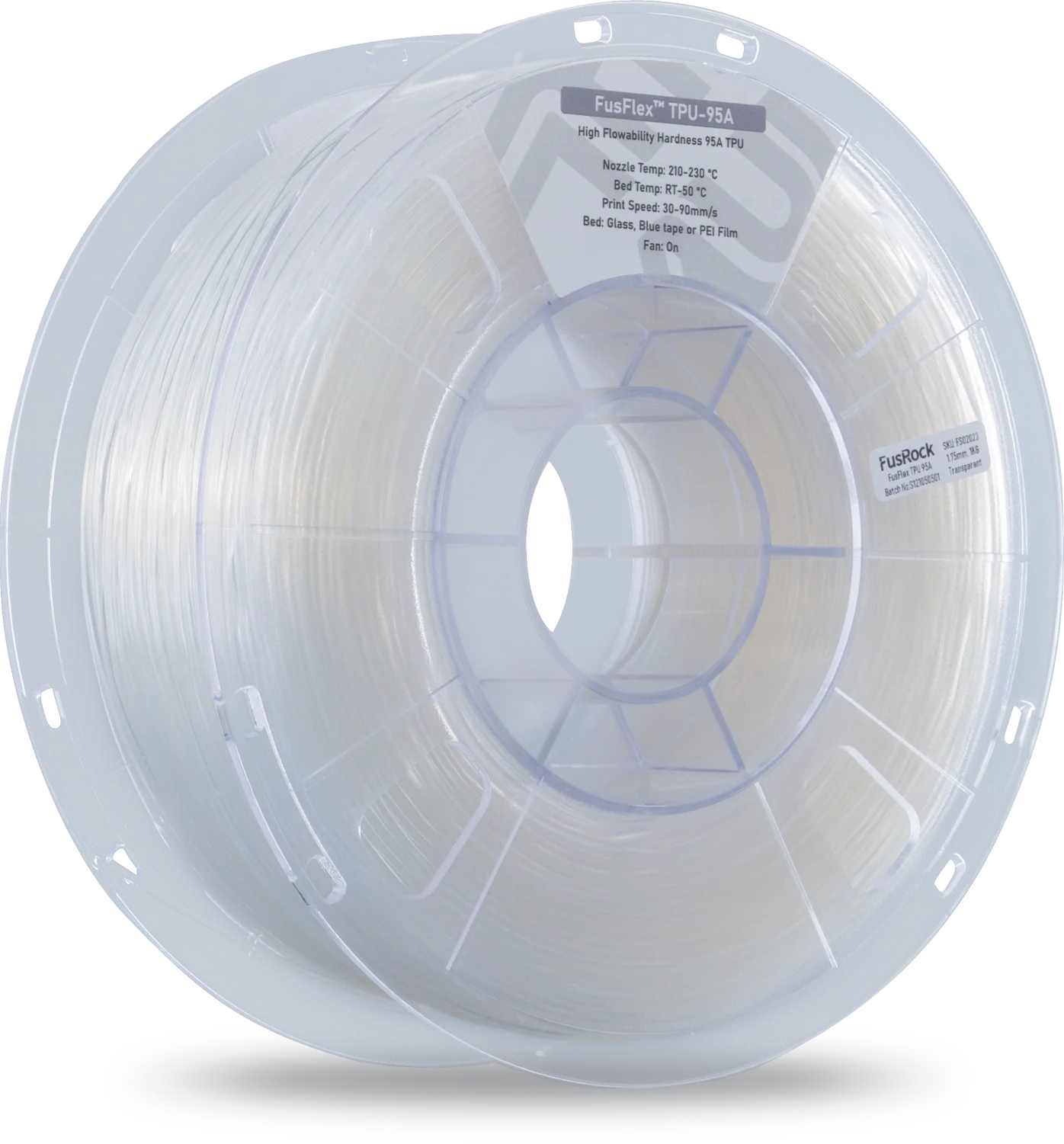 FusRock FusFlex™ TPU95A HF Filament High Flowability 1000g 1.75MM High ...