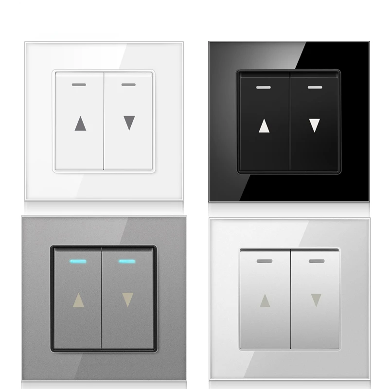 electric-curtain-switch-lifting-equipment-crystal-clear-glass-panel ...