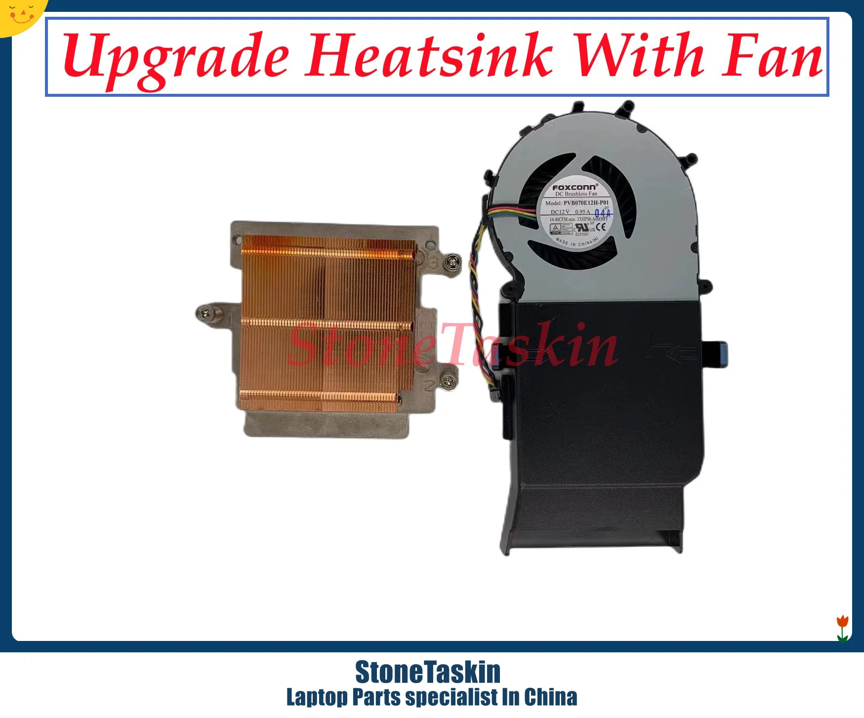 StoneTaskin-New-CPU-FAN-FOR-DELL-Optiplex-7050-7060-7070-MFF-CPU-03XHPM-BAZB0715R2U-DC12V ...