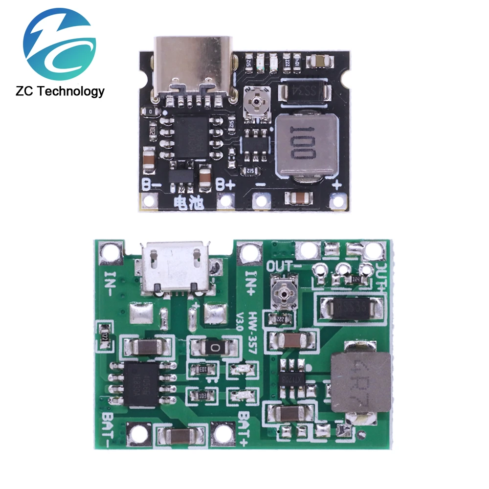 3.7V 4.2V Lithium Li ion 18650 Battery Charger Board DC DC Step Up ...