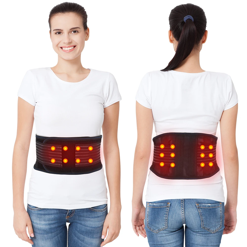 Adjustable-Self-Heating-Magnetic-Therapy-Waist-Belt-Lumbar-Support-Back ...