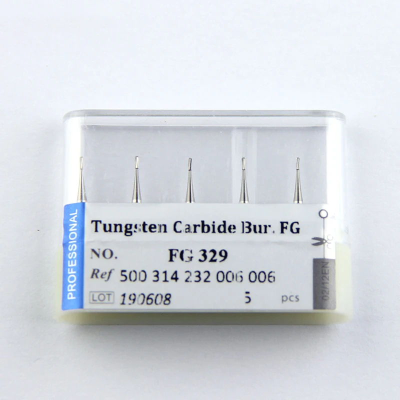 5pcs-Lot-Dental-Tungsten-Carbide-Burs-FG-329-Dentistry-Grinding-High ...