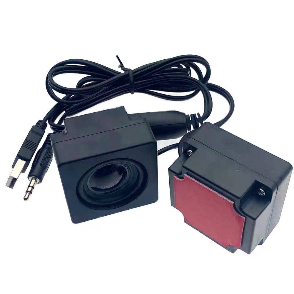 붙이기 미니 컴퓨터 스피커 Usb 유선 스피커 범용 스테레오 사운드 서라운드 라우드 스피커 컴퓨터 노트북 1 쌍