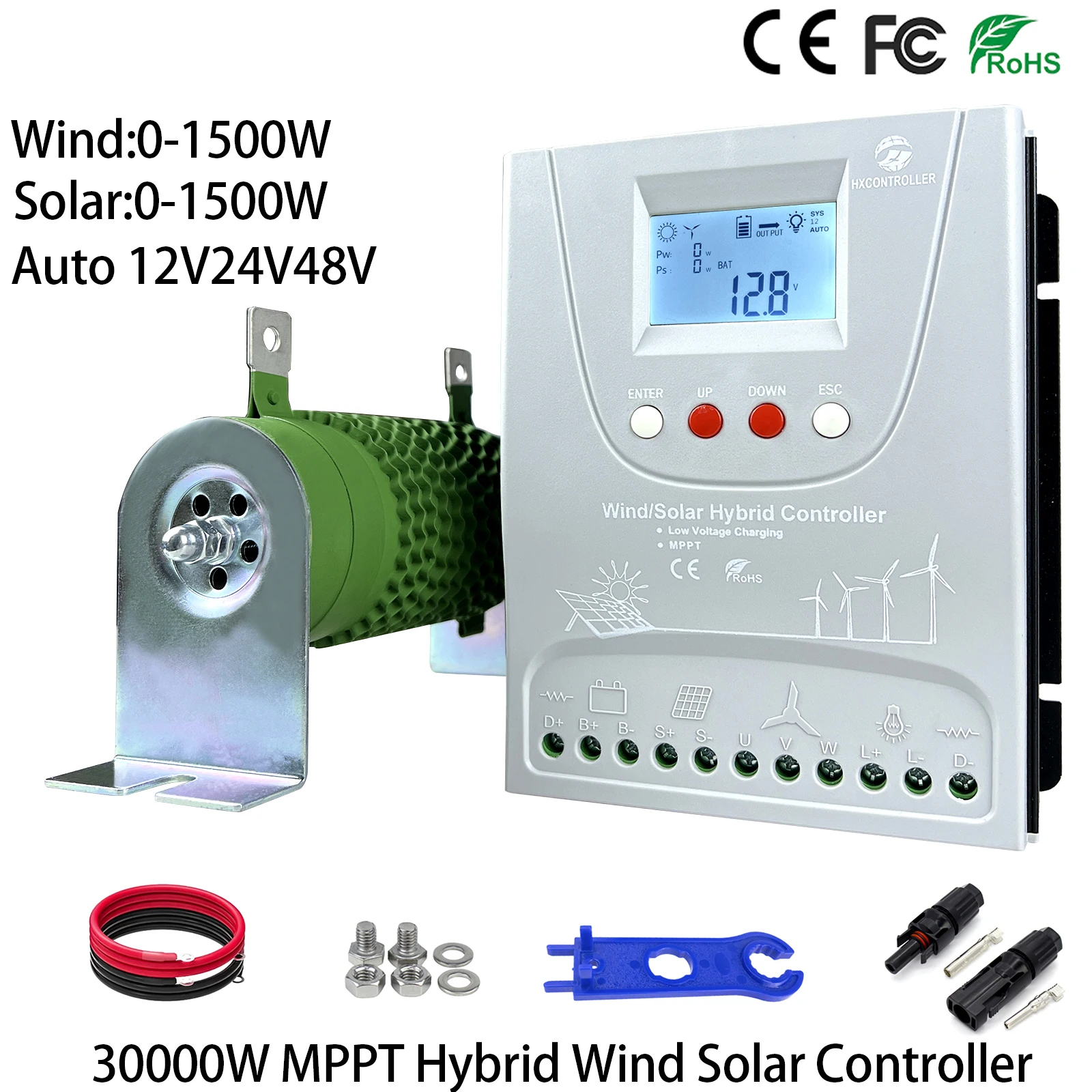 MPPT-3000W-Hybrid-Wind-Solar-Charge-Controller-24V-48V-Windmill-fan ...