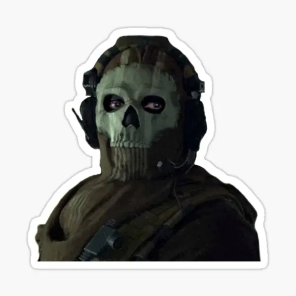 Cod Mw2 Ghost Staring Meme ตัดสูง5PCS สติ๊กเกอร์ Art อะนิเมะกันชน ...