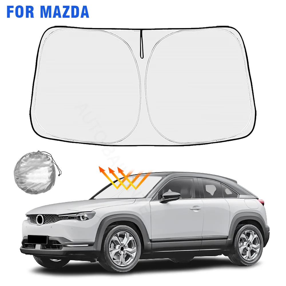 For-Mazda-MX-30-2019-2020-2021-2022-2023-2024-Car-Windshield-Sunshade ...