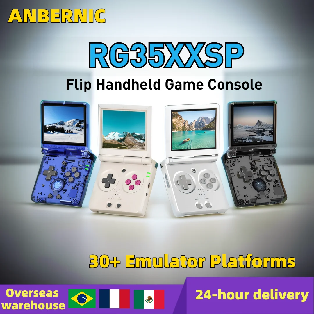 ANBERNIC-RG35XXSP-Flip-Handheld-Game-Console-Linux-System-3-5-inch-IPS ...