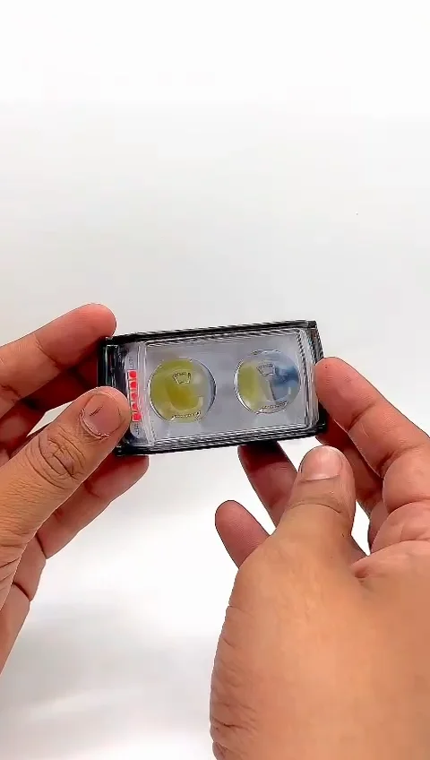 Motorcycle Bike Fancy Led Display Light Metal Body 2 Colours White And ...