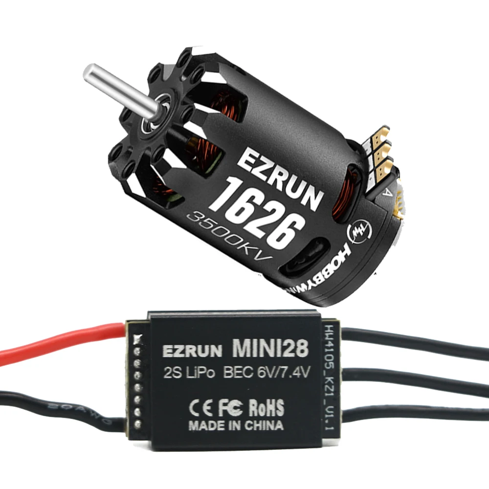 MINI28-30A-ESC-Hobbywing-EzRun-1626-SD-3500-5000-6500KV-Sensored ...