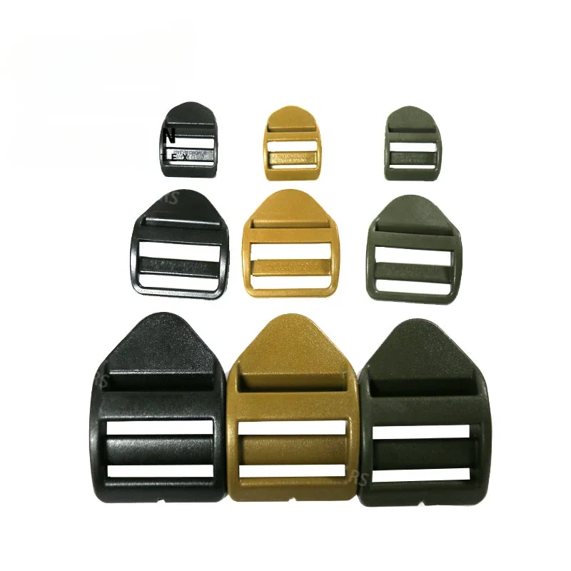 25mm-50mm Plastic Ladder Lock Slider Adjust Buckles for DIY Tactical ...