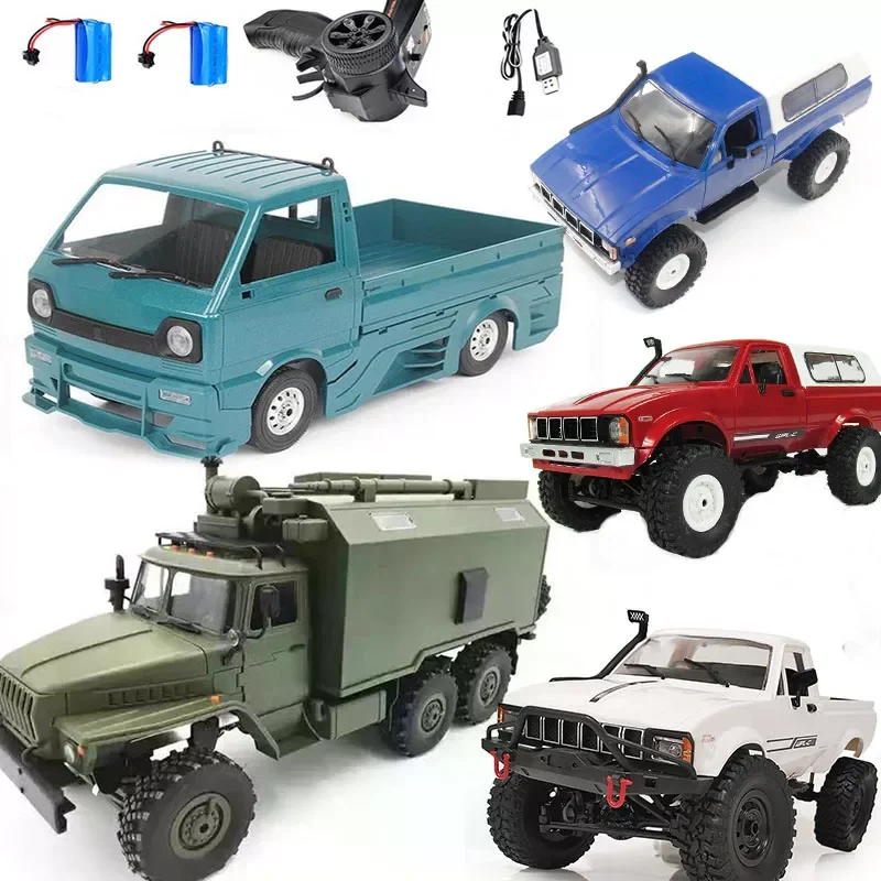 Car-4WD-Radio-Controlled-Car-2-4G-RTR-Version-WPL-Racing-Truck-LED ...