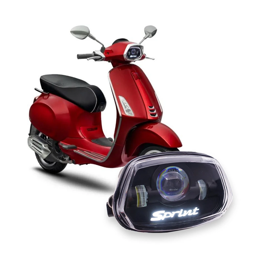 Voor-Vespa-150-Sprint-Koplamp-12V-Motorfiets-Led-Koplamp-Voor-Vespa ...