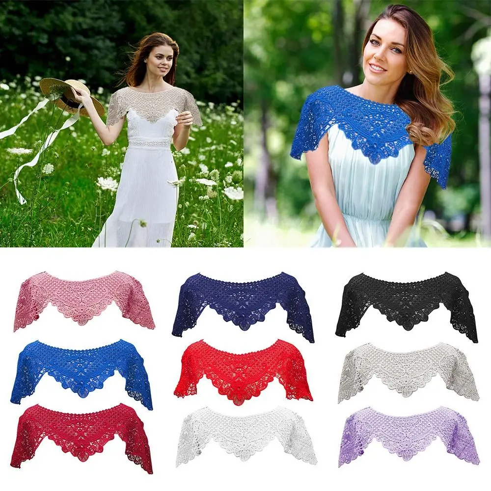 Lace Hollow Sunscreen Shawl Sun Protection Shawl Embroidered Sunscreen ...