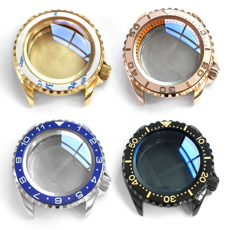 Stainless-Steel-Watch-Case-42mm-For-NH35-NH36-Movement-SKX-Sapphire ...