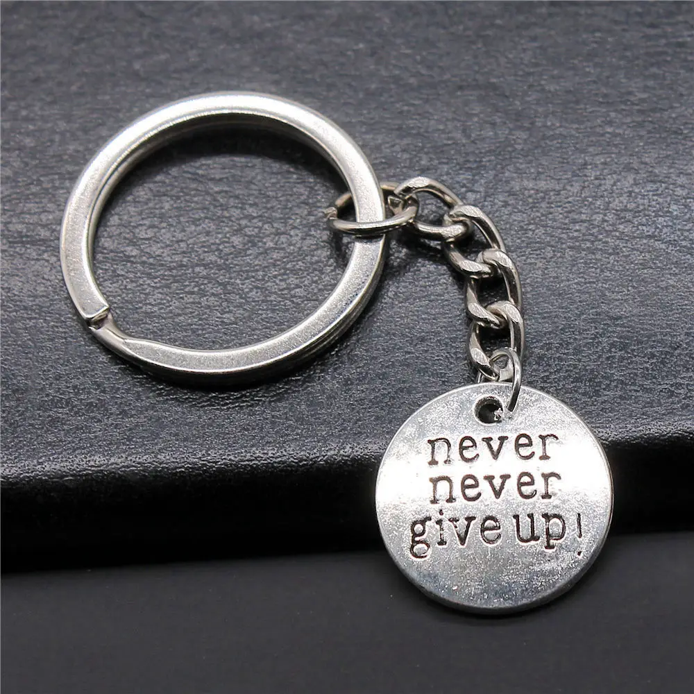 Never-Never-Give-Up-Keychains-New-In-Jewelry-Making-Supplies-Cute-Items.jpg