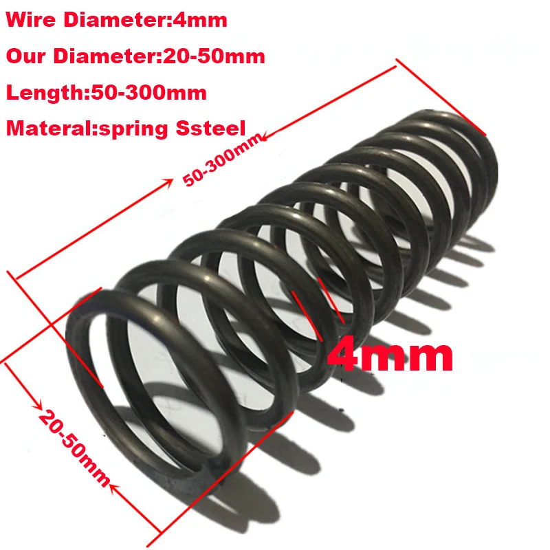 Ressorts-de-pression-absorbants-noirs-personnalis-s-gros-ressort-de ...