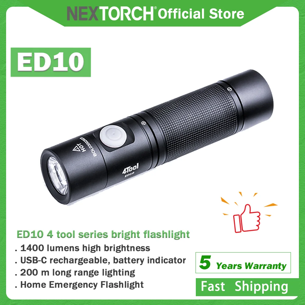 NEXTORCH-ED10-Family-Emergency-Flashlight-Portable-Rechargeable-EDC ...