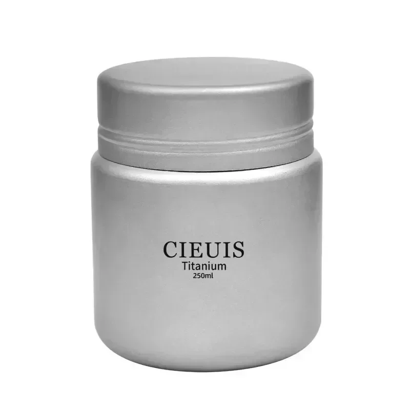 Titanium-Storage-Canister-Can-Tea-Coffee-Beans-Sealed-Jar-Camp-Supplies ...