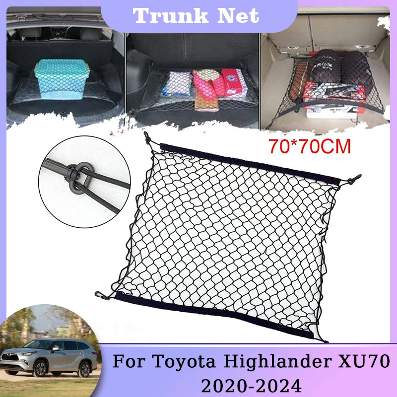 Trunk Storage Net For Toyota Highlander XU70 MK4 Crown Kluger 2020 2021 ...