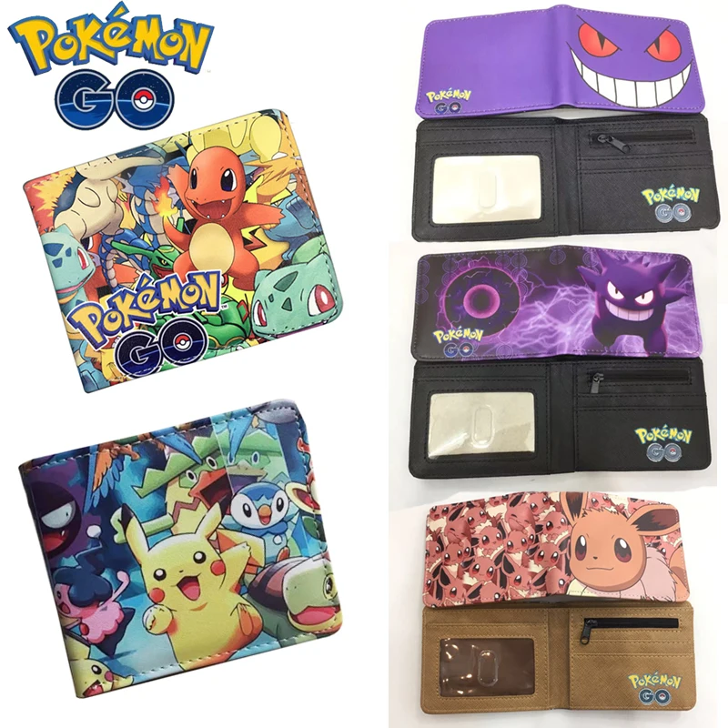 Pokemon-Pikachu-Gengar-Wallet-Pokemon-Snorlax-Short-PU-Leather-Coin ...