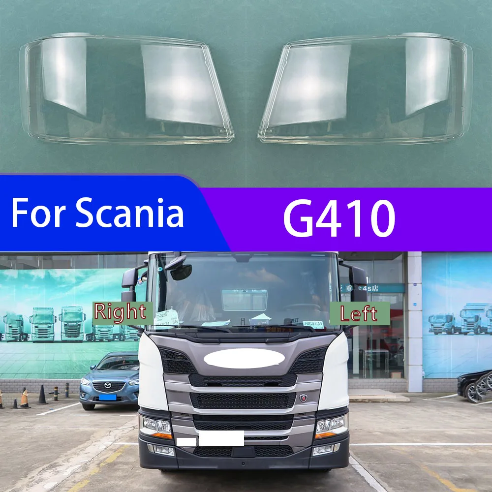 For Scania G410 Front Headlight Cover Transparent Lamp Shade Headlamp ...
