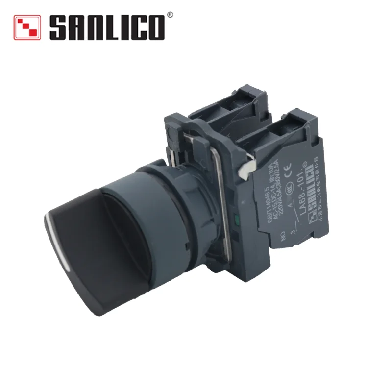 Waterproof-Selector-Switch-Rotary-Knob-2-or-3-Positions-Handle-Push ...
