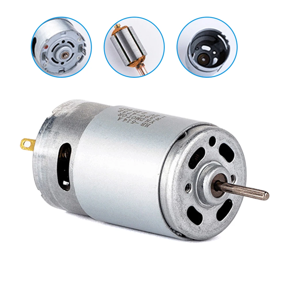 7512-Brushed-DC-Motor-220V-Miniature-Compensated-Carbon-Brush-Permanent ...