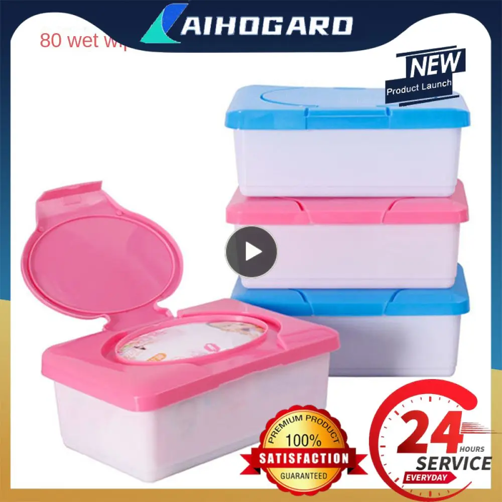 Wet-Tissue-Box-Desktop-Seal-Baby-Wipes-Paper-Storage-Box-Dust-proof ...