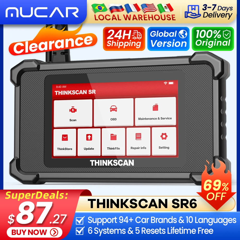 THINKCAR-Thinkscan-SR6-SR4-SR2-Obd2-Scanner-Car-Diagnostic-Tools ...