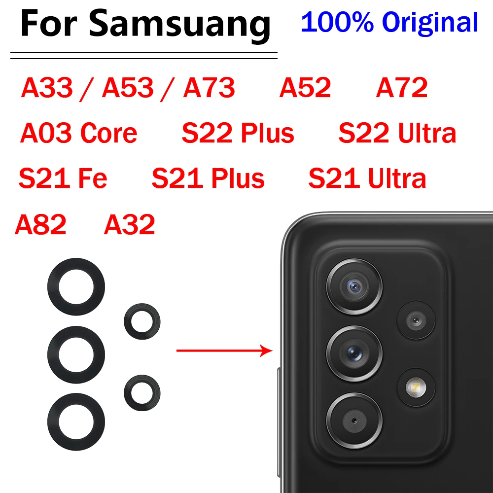 Rear-Back-Cover-Camera-Glass-Lens-With-Glue-Adhesive-For-Samsung-A03 ...