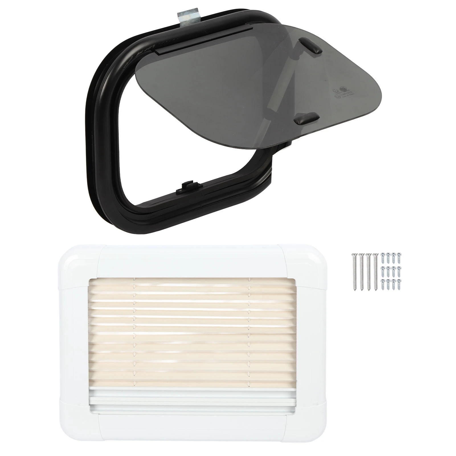 400x300mm-RV-Push-Out-Window-Tempered-Glass-UV-Protection-Opening ...