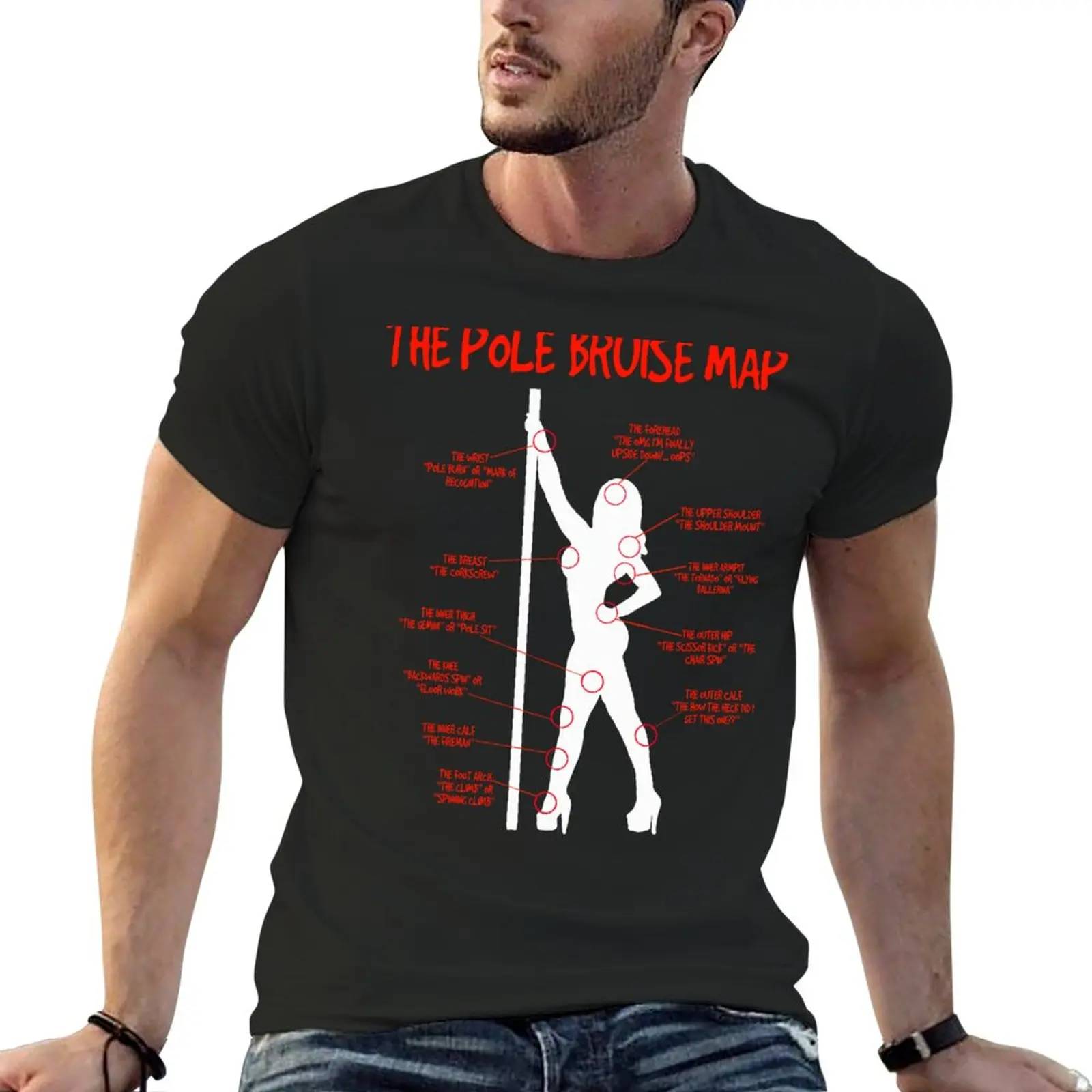 The-Pole-Bruise-Map-Pole-Dance-Skills-Gift-amantes-de-la-Pole-Dancing ...
