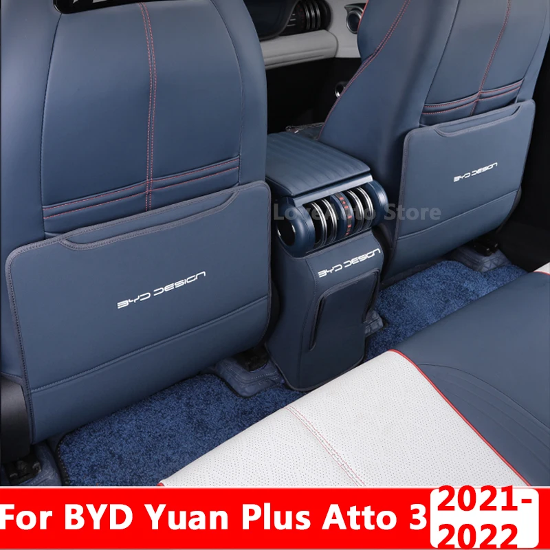 For BYD Yuan Plus Atto 3 2021 2022 Car Rear Seat Anti Kick Pad Rear ...