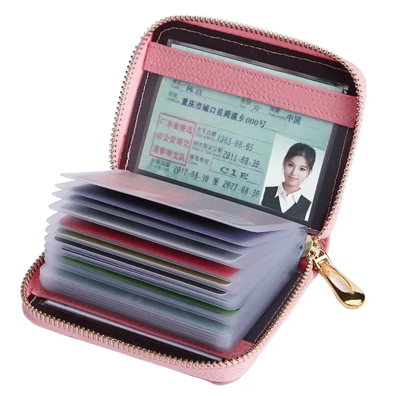 20-Card-Slot-Cards-Holders-PU-Business-Bank-Credit-Bus-ID-Card-Holder ...