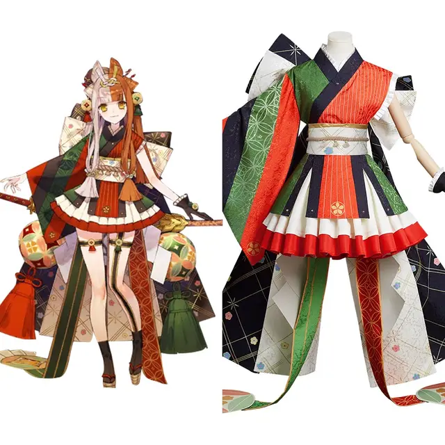 Fate Grand Order Izumo No Okuni Cosplay Costume - AllCosplay.com