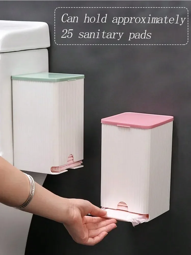 Wall-mounted-Sanitary-Napkin-Storage-Box-Dust-proof-Tissue-Paper-and ...