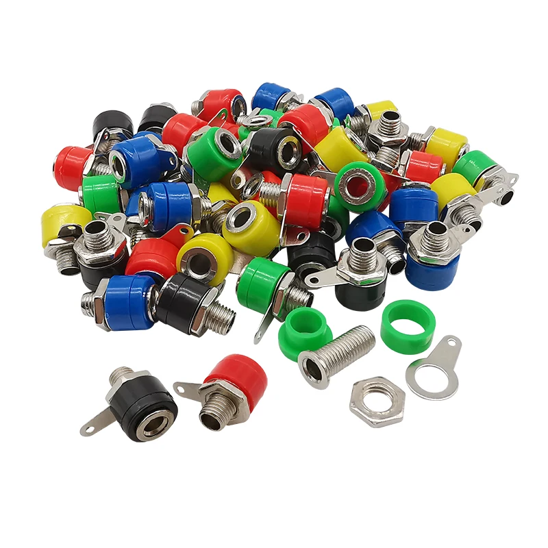 25Pcs-lot-4mm-Banana-Socket-Female-Binding-Post-Plug-DIY-Test-Terminal ...
