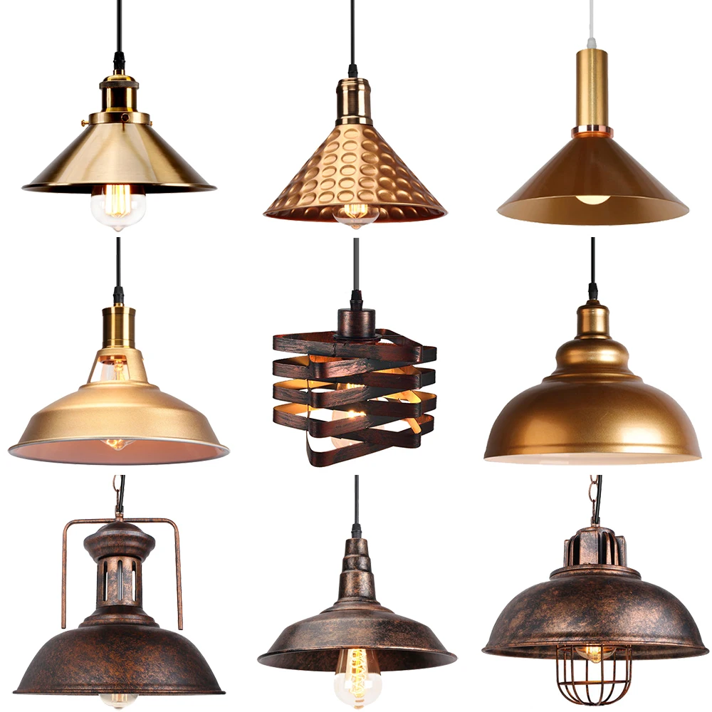 Industrial Rustic Vintage Pendant Lamp | Retro Rustic Pendant Lighting ...
