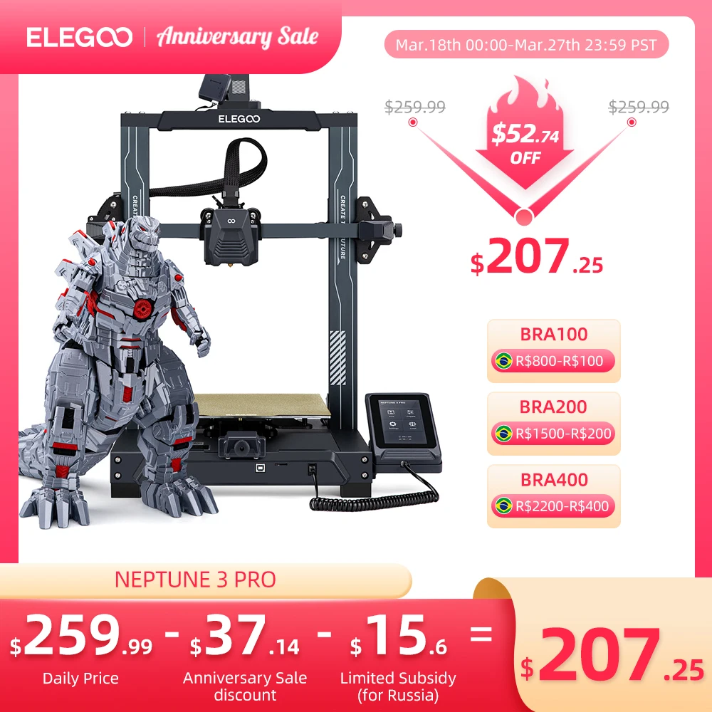 ELEGOO-NEPTUNE-3-PRO-FDM-3D-Printer-Auto-Leveling-4-3-inch-Capacitive ...