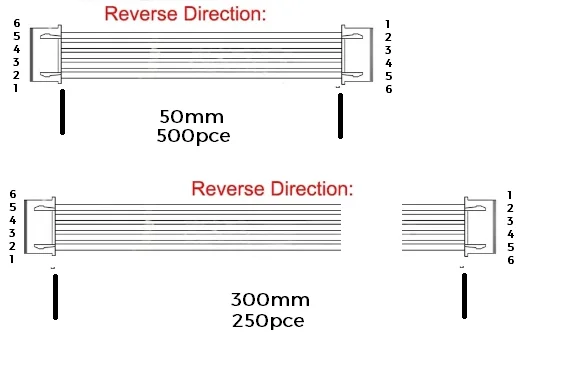 50MM 5CM 300MM 0.039 SH 1.00mm Female Socket Pin SH 1.0 1.0MM SH1.0 ...